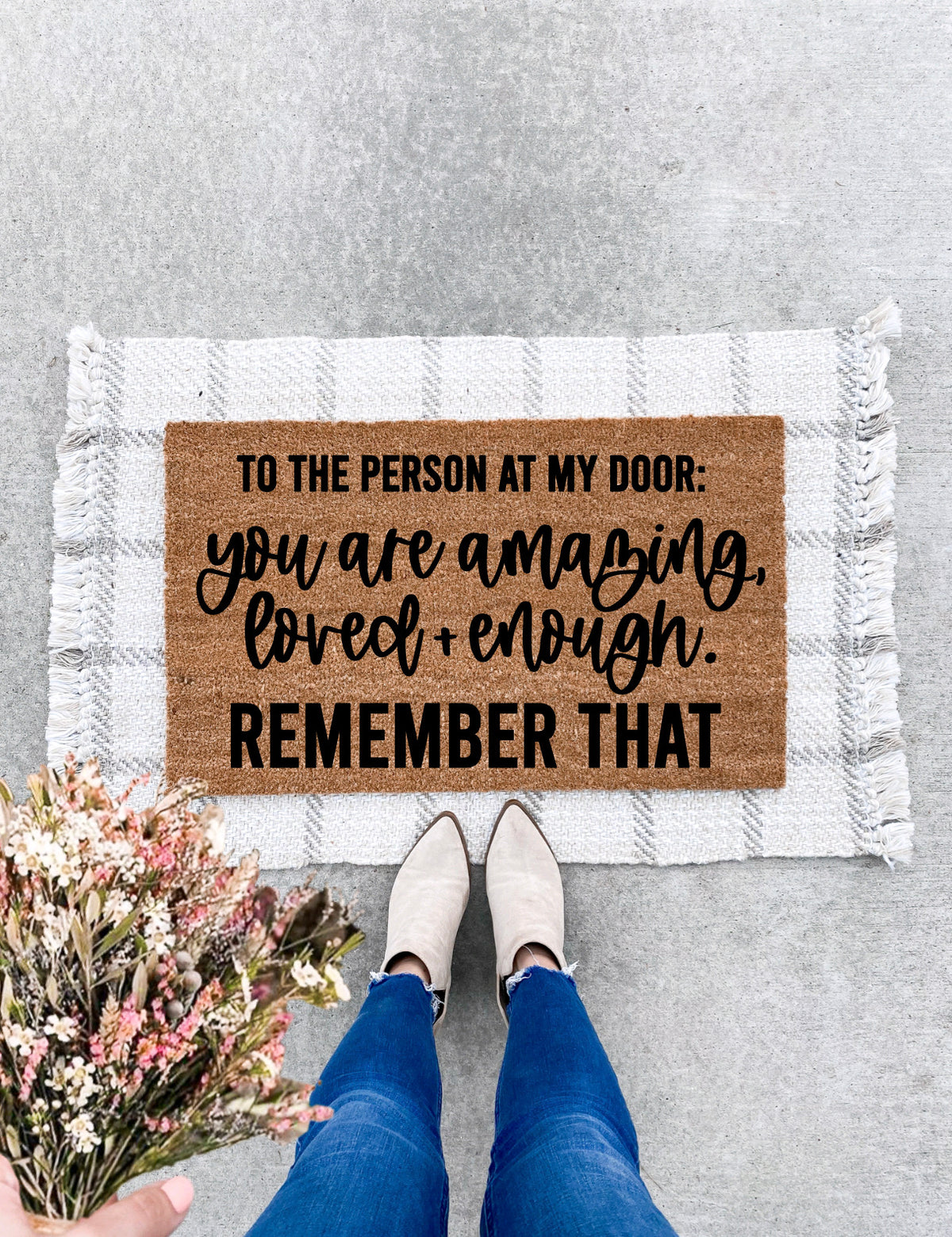 To The Person At My Door | The Doormat Company