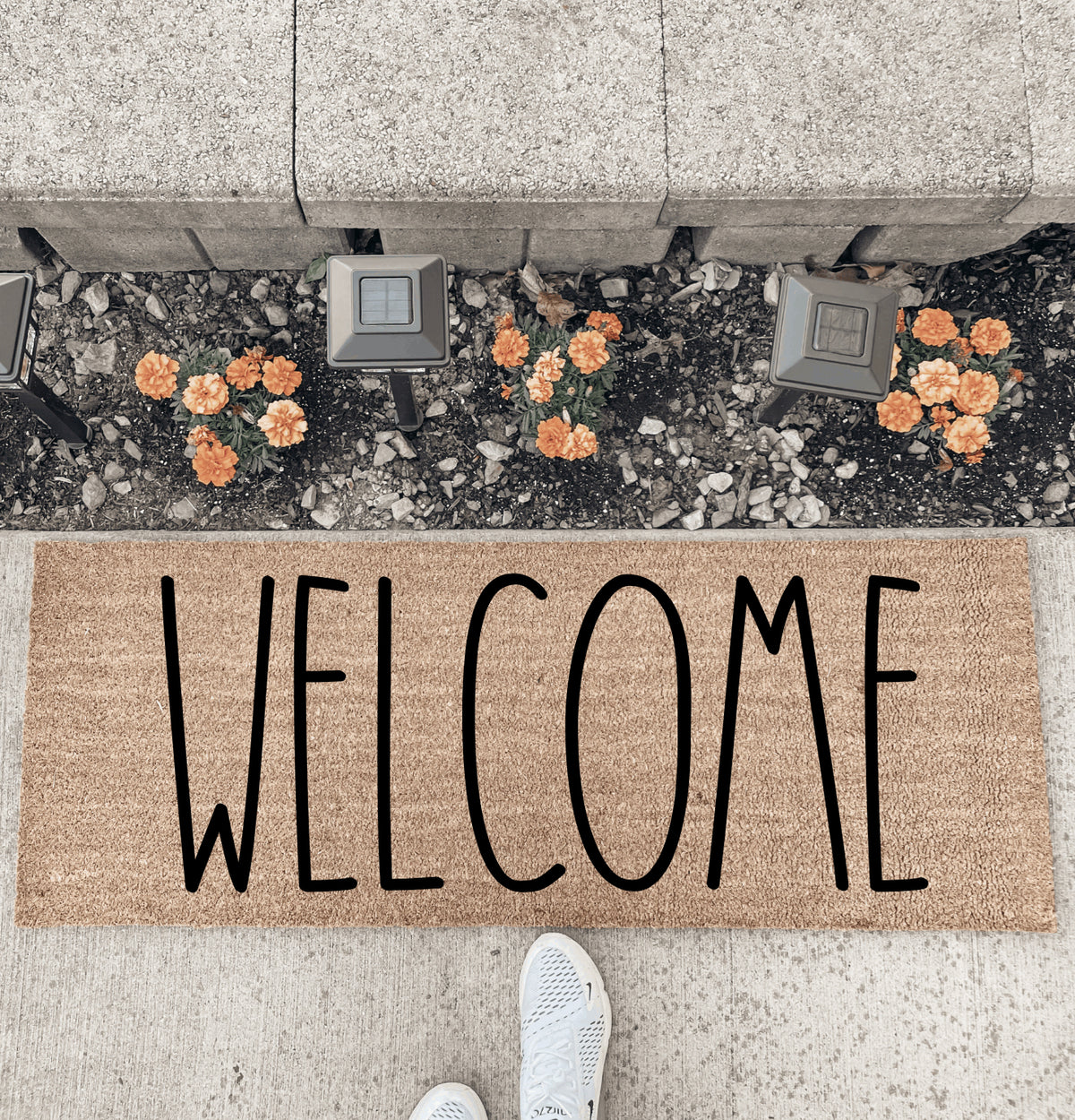 Welcome - Double Door Doormat | The Doormat Company
