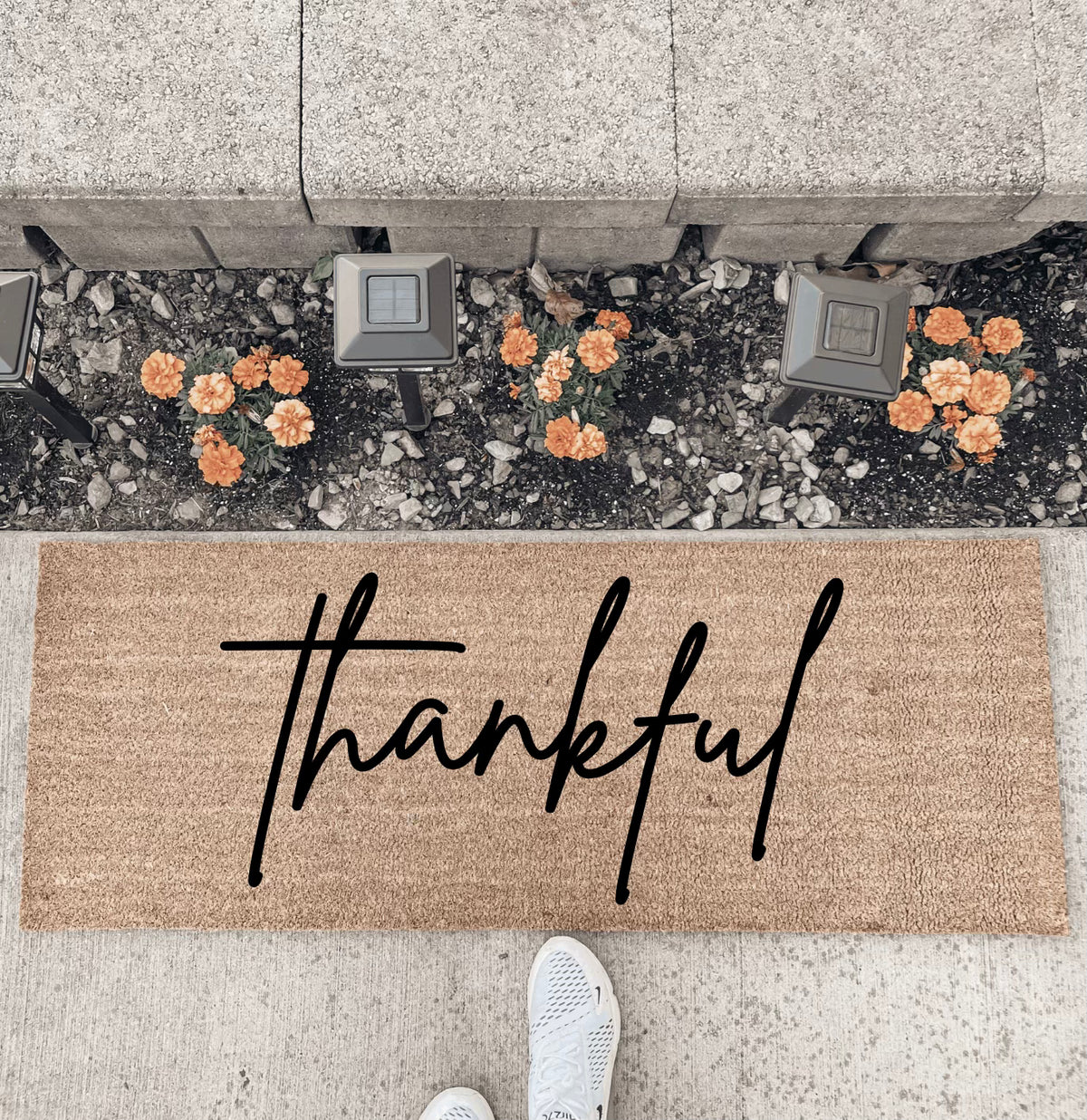 Thankful - Double Door Doormat | The Doormat Company