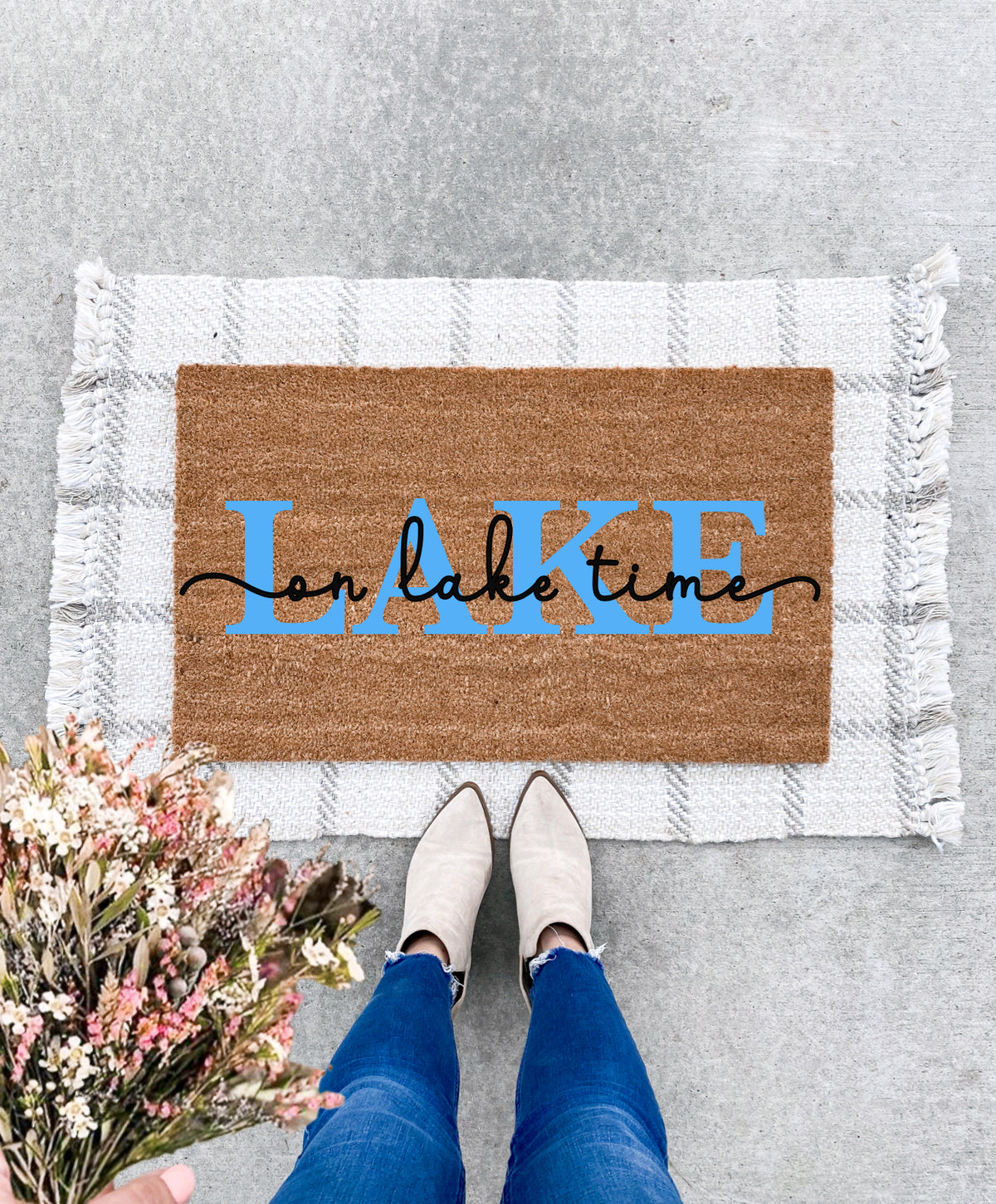 On Lake Time | The Doormat Company